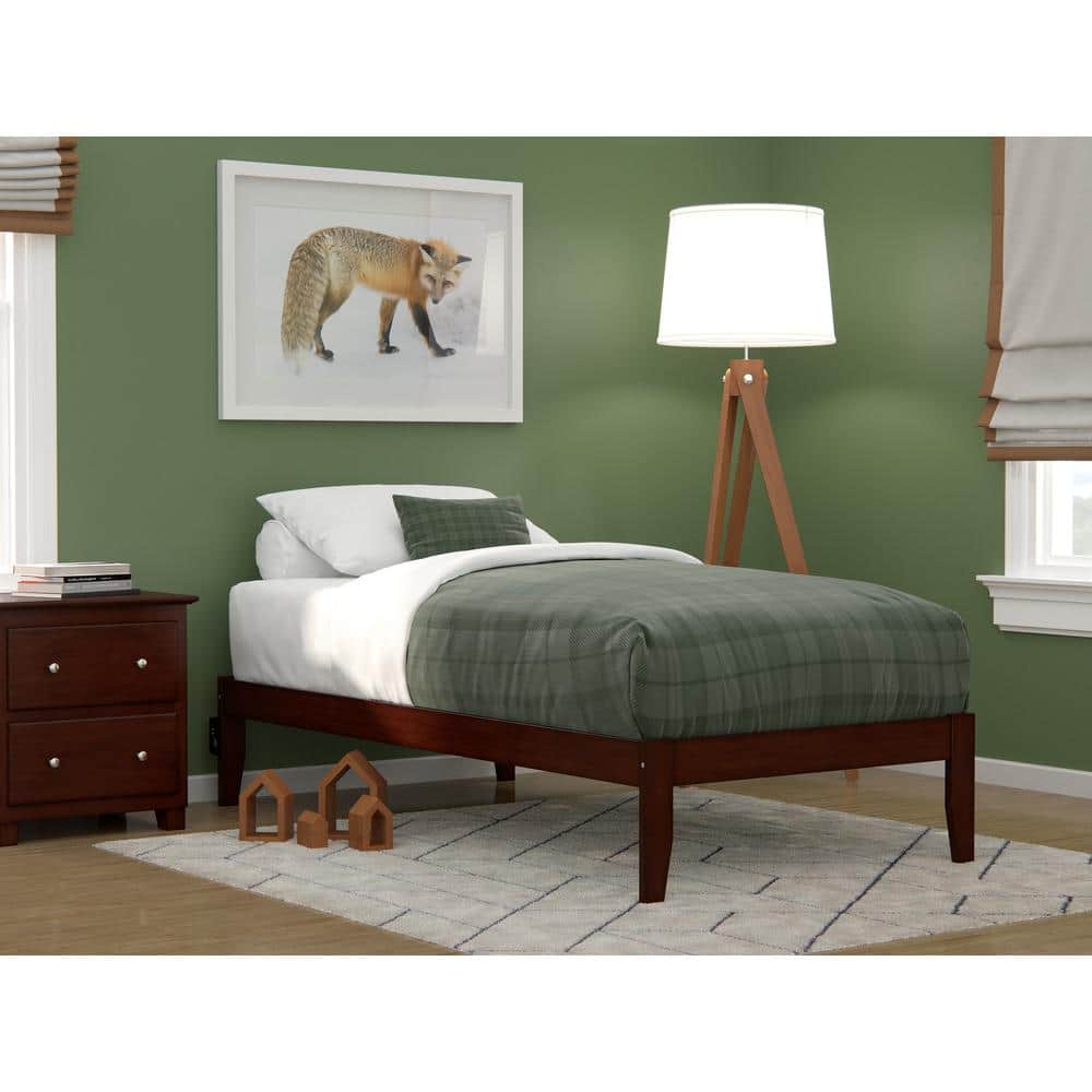 AFI Colorado Walnut Twin Bed with USB Turbo Charger AG8010024 - The ...