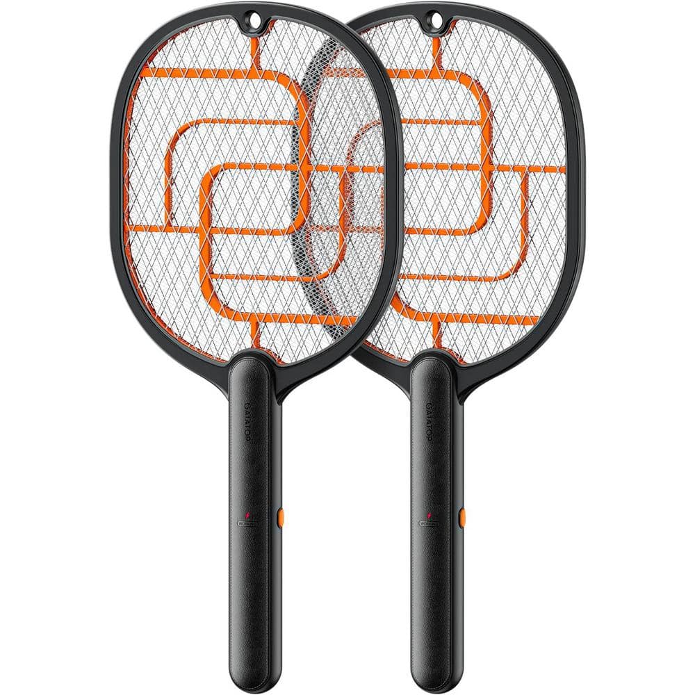 Misopily Indoor/Outdoor Electric Fly Swatter Racket with 3-Layer ...