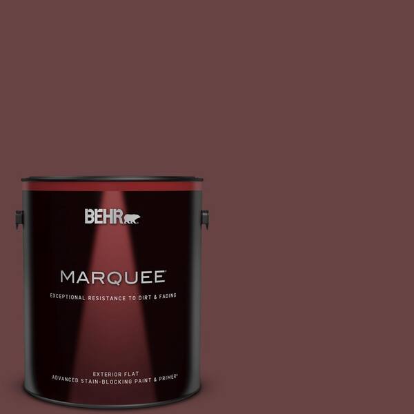 BEHR MARQUEE 1 gal. #MQ1-14 Twinberry Flat Exterior Paint & Primer ... BEHR MARQUEE 1 gal. #MQ1-14 Twinberry Flat Exterior Paint & Primer ...