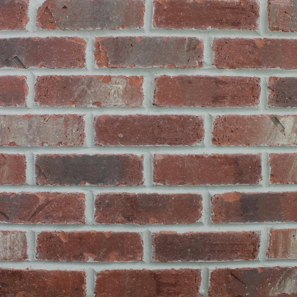 Old Mill Brick 2.25 in. x 7.625 in. x 0.5 in. Midtown Thin Brick ...