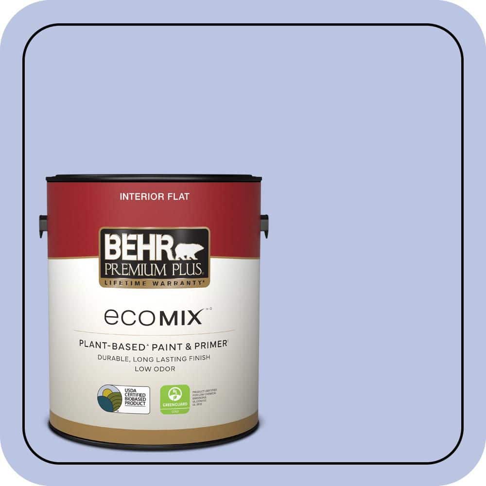 BEHR PREMIUM PLUS 1 gal. #600A-3 California Lilac Flat EcoMix Plant ...