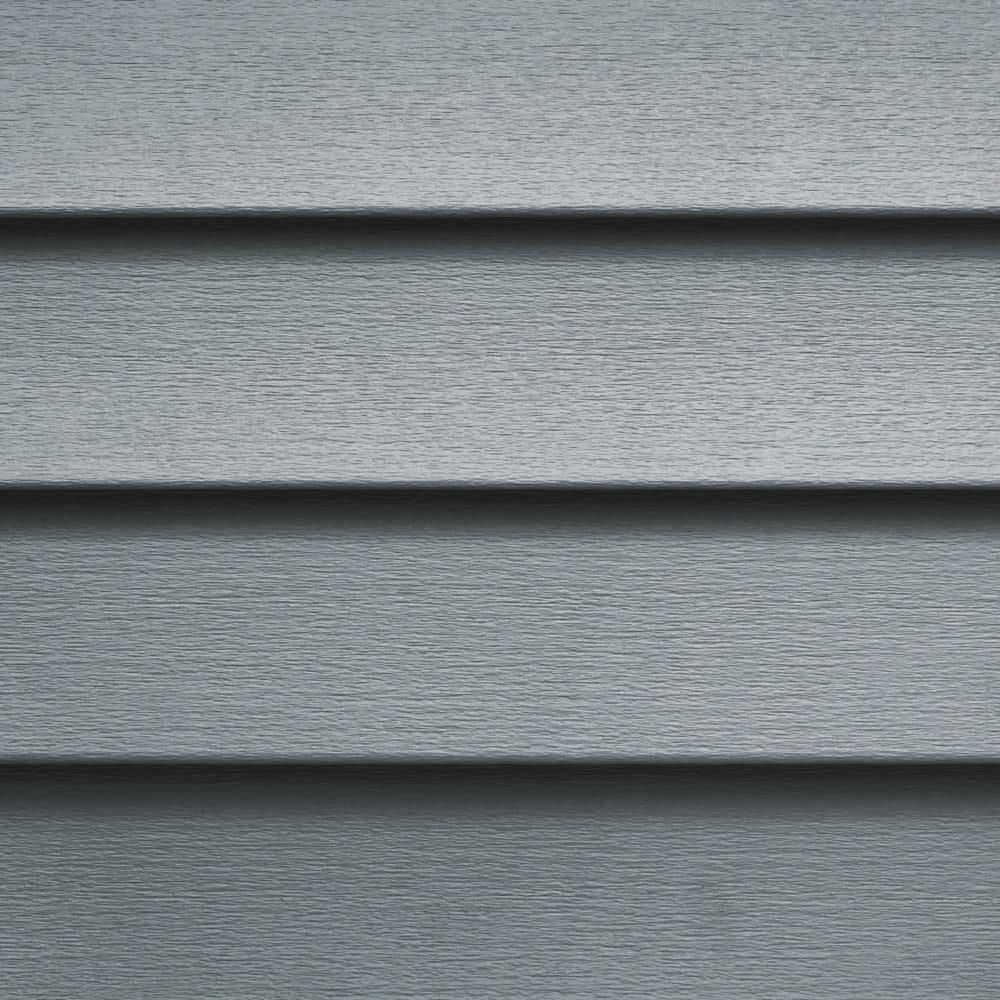 Ply Gem "Dimensions Double 4"" Traditional Lap 0.044"" Vinyl Siding 12'6""-Woodgrain Wedgewood ...