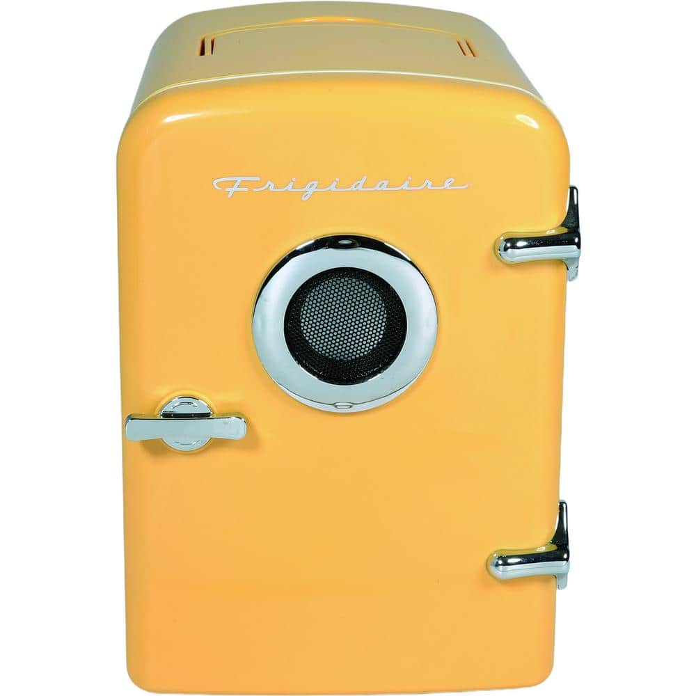 Frigidaire 1 cu. ft. 6-Can Retro Mini Fridge in Yellow EFMIS151-YELLOW ...