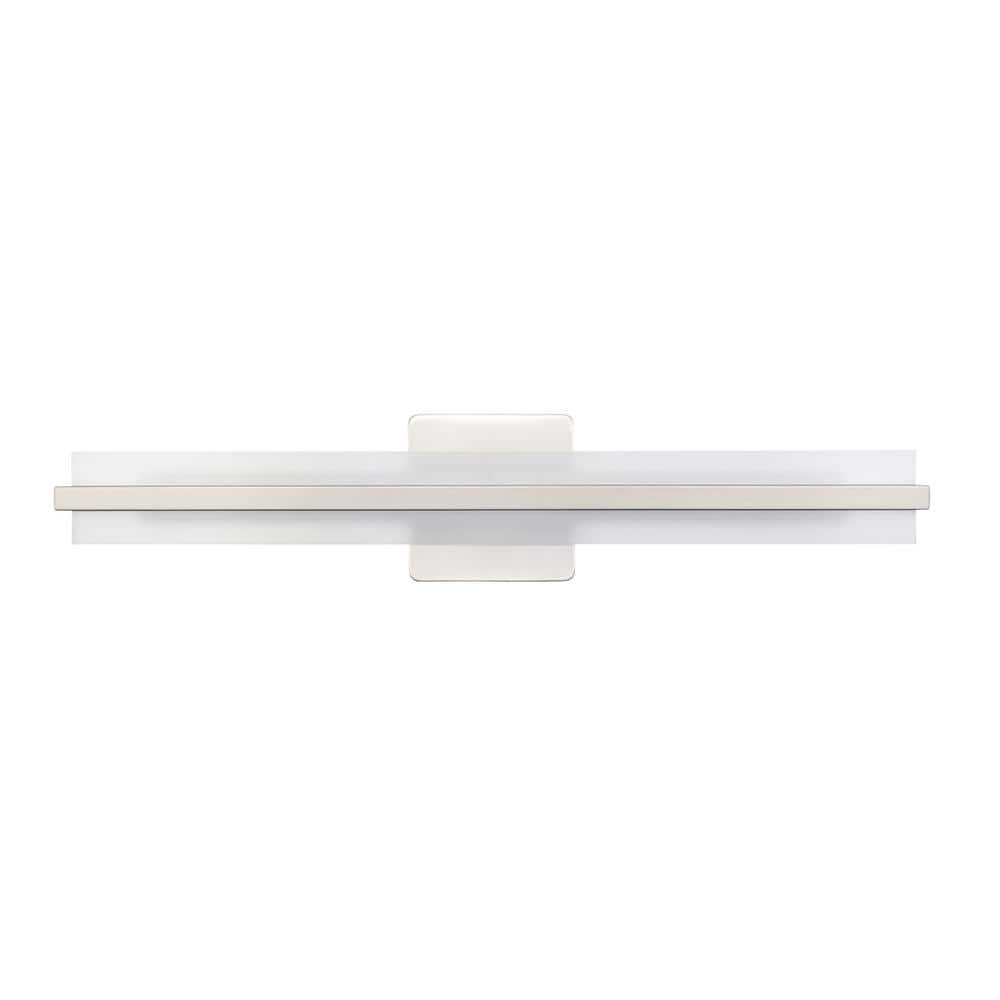Millennium Lighting Troy 1-Light 24 in. Brushed Nickel Vanity Light ...