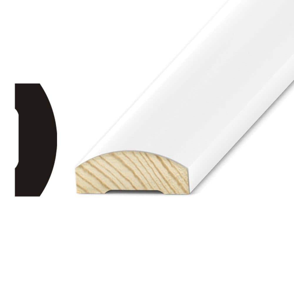 Kelleher Oval 9/16 in. x 1-5/8 in. Primed Pine Casing P244PR - The Home ...