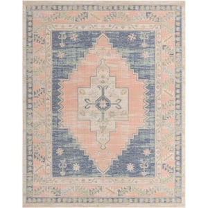 Unique Loom Whitney Geneva French Blue 7 ft. 1 in. x 7 ft. 1 in. Area ...