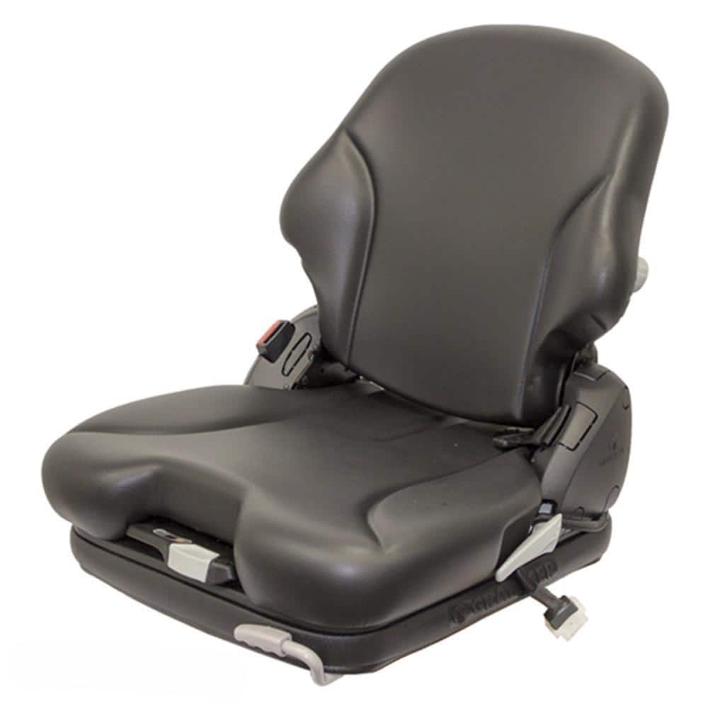 UNI PRO Black KM 136 Seat and Air Suspension for Forklifts, Skid Steers ...