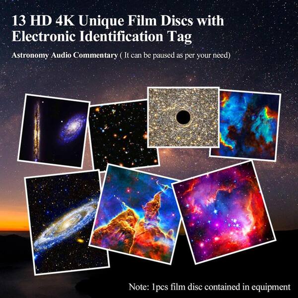 Rossetta 1920 x 1080 4K Star Projector and Planetarium Galaxy Night ...