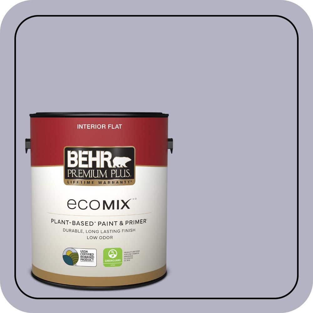 BEHR PREMIUM PLUS 1 gal. #640F-4 Fading Sunset Flat EcoMix Plant-Based ...