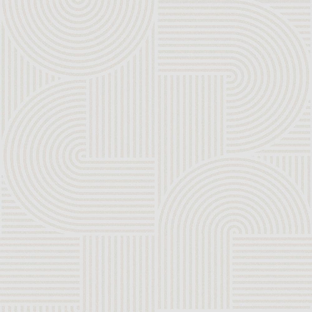 Graham & Brown Centra White Wallpaper 118042 - The Home Depot