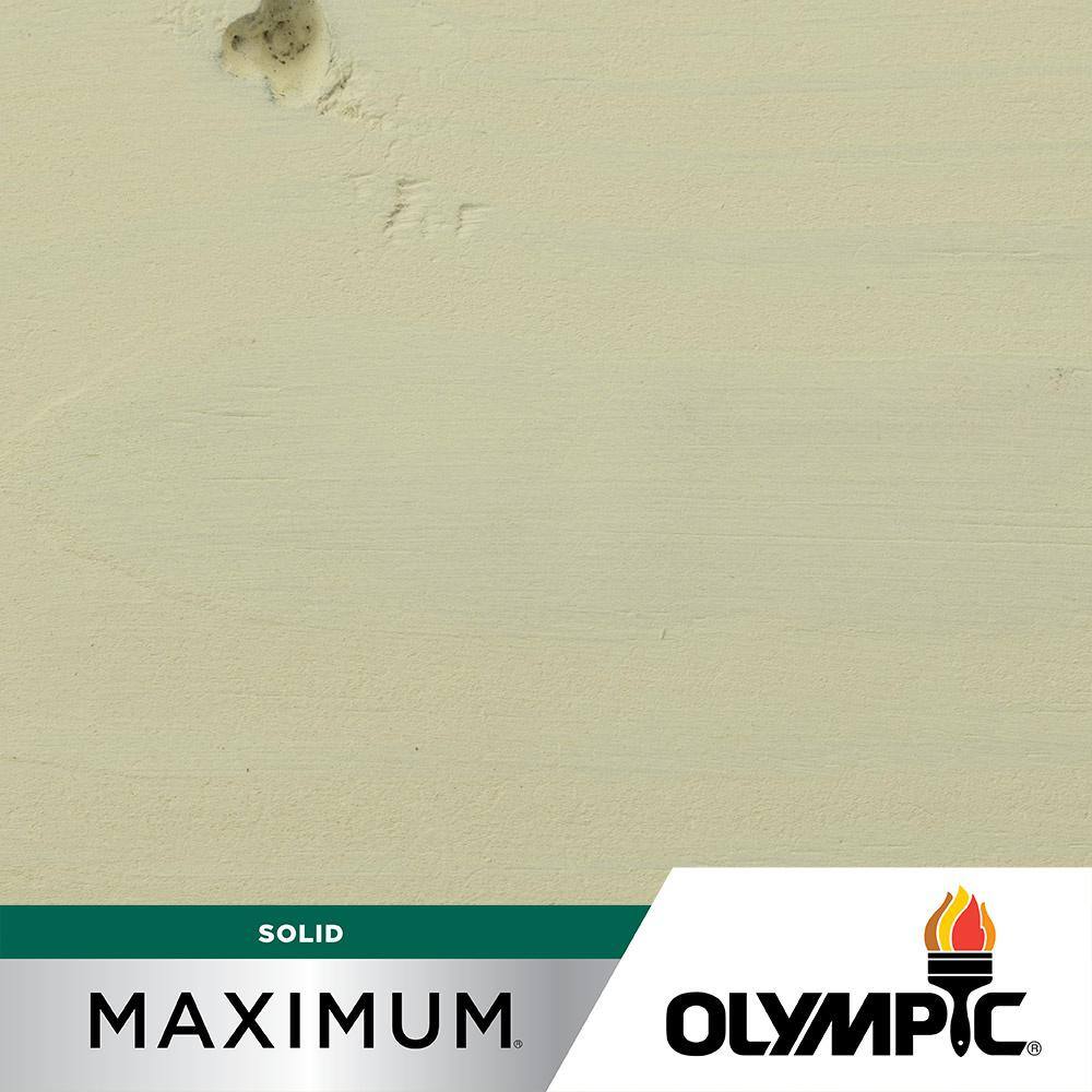 Olympic Maximum 1 gal. SC-1051 Mystic White Solid Color Exterior Stain ...