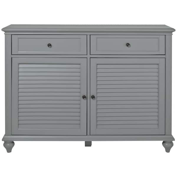 Home Decorators Collection Hamilton 47 in. Distressed Gray Standard ...