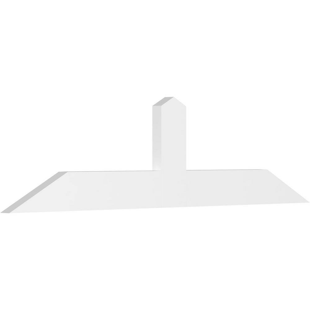 Ekena Millwork Portland 72 in. W x 18 in. H x 2 in. D Signature ...