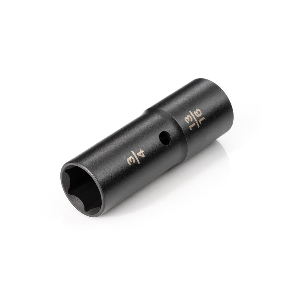 TEKTON 1/2 in. Drive 3/4 x 13/16 in. Thin Wall Impact Flip Socket ...