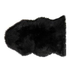 Walk on Me Brown 2 ft. x 3 ft. Faux Fur Luxuriously Soft and Eco ...