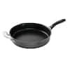 Nordic Ware Rangeware 12 in. Steel Nonstick Stovetop Skillets in Black ...