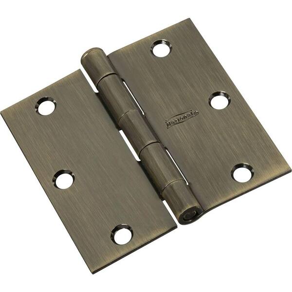 National Hardware 3-1/2 in. Door Hinge-DISCONTINUED 512 3-1/2 DR HNG AB ...