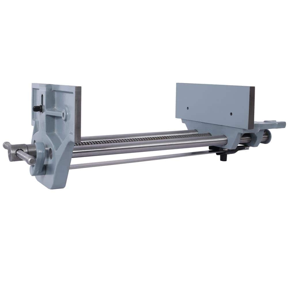 Amucolo Gray Heavy-Duty Cast Iron Rapid Action Woodworking Vise Quick ...