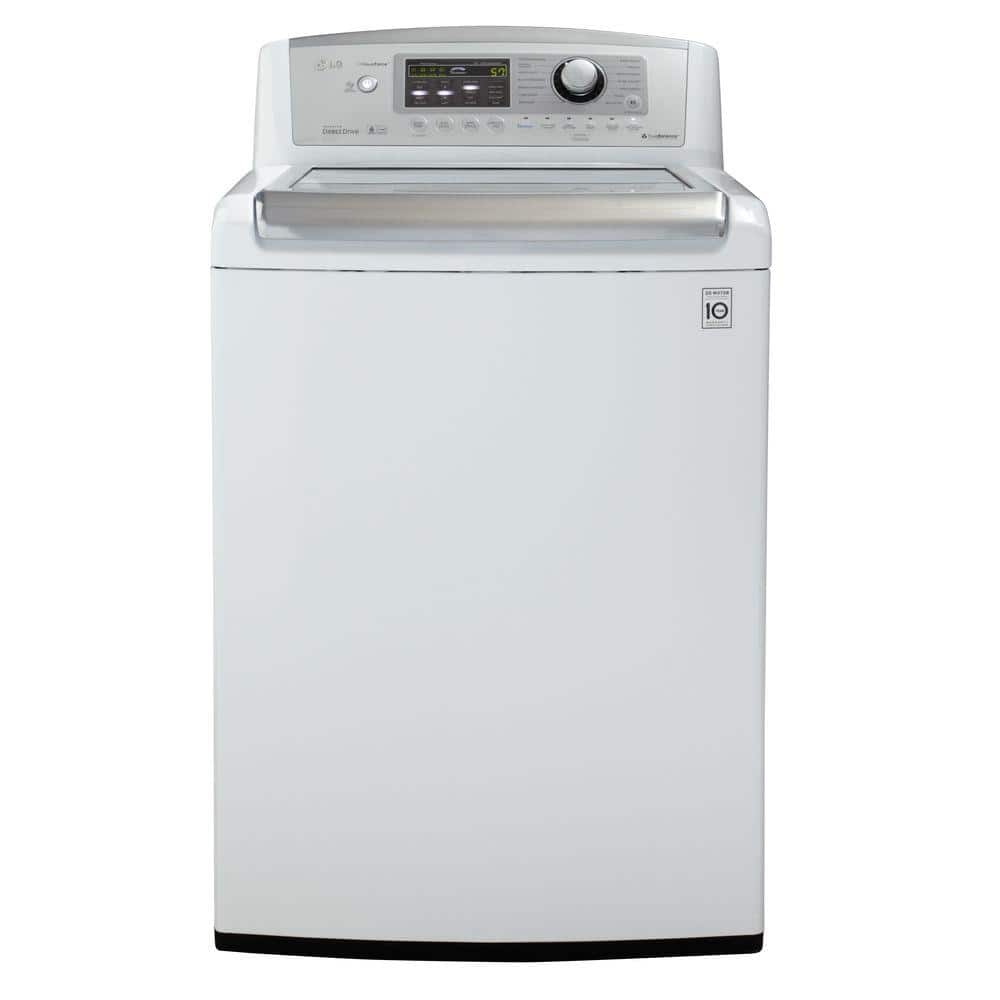 LG 4.7 cu. ft. High-Efficiency Top Load Washer in White, ENERGY STAR ...
