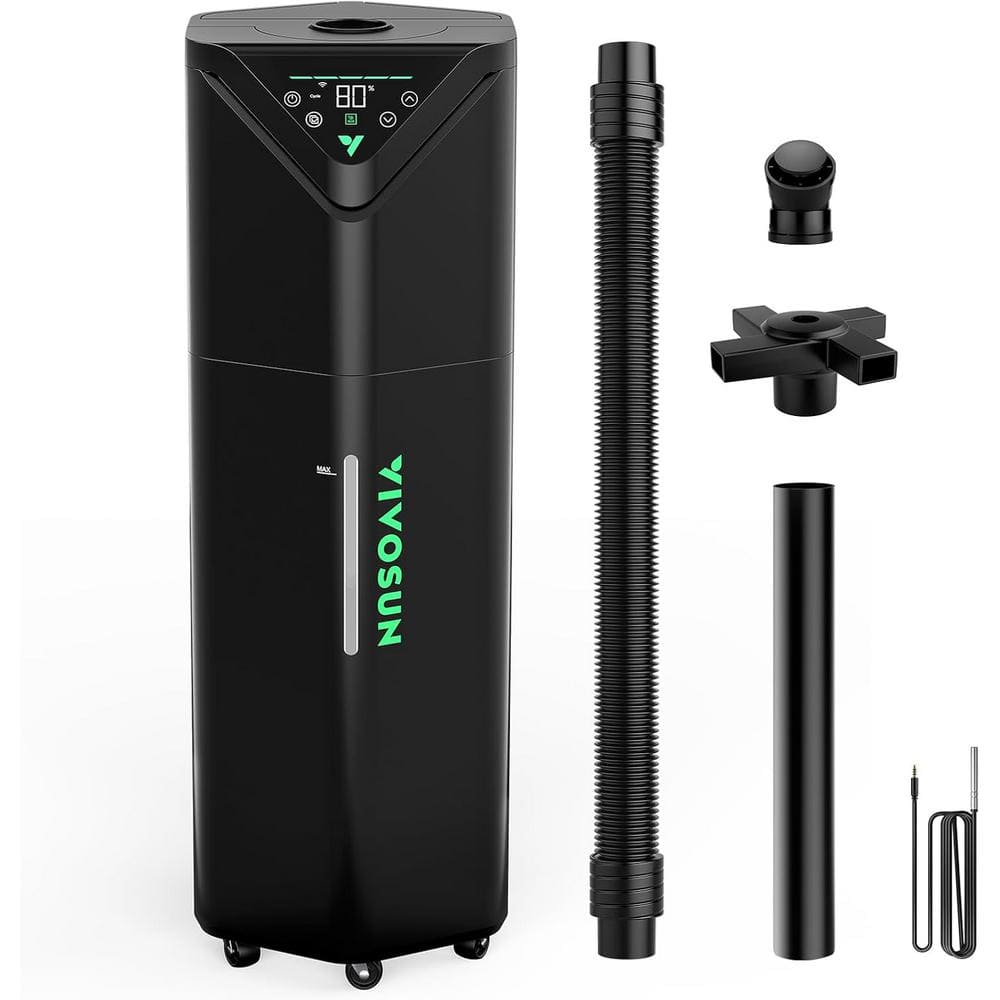 VIVOSUN AeroStream H19 5 gal. Intelligent Humidifier with Probe, Top ...