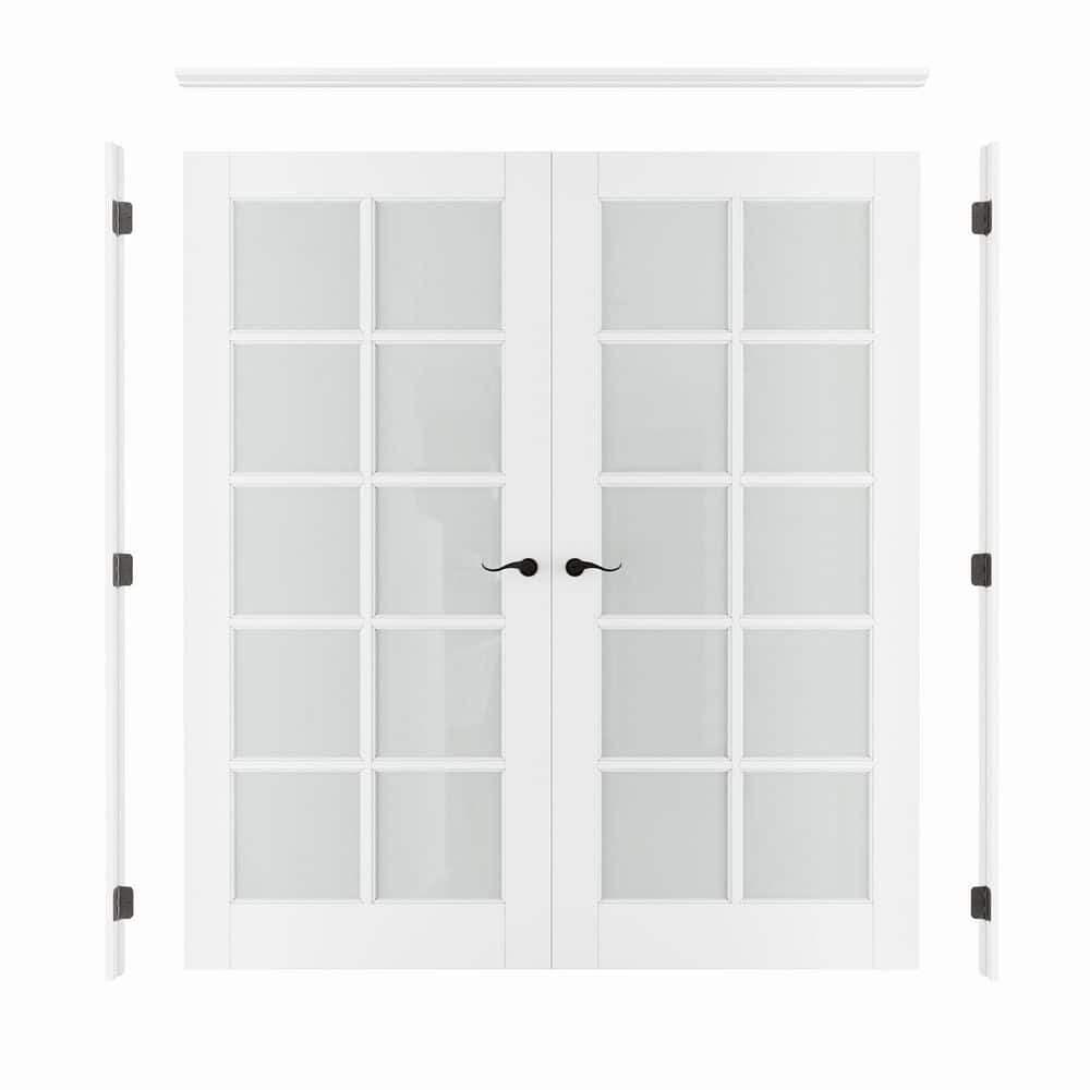 Have a question about ARK DESIGN 72 in. x80 in. 10-Lite Frosted Glass ...