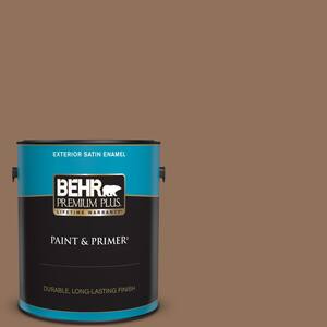 BEHR PREMIUM PLUS 5 gal. #N240-6 Wild Mustang Semi-Gloss Enamel ...