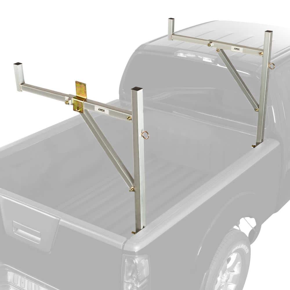 Apex 250 lbs. Universal Aluminum No-Drill Ladder Rack NDALR - The Home ...