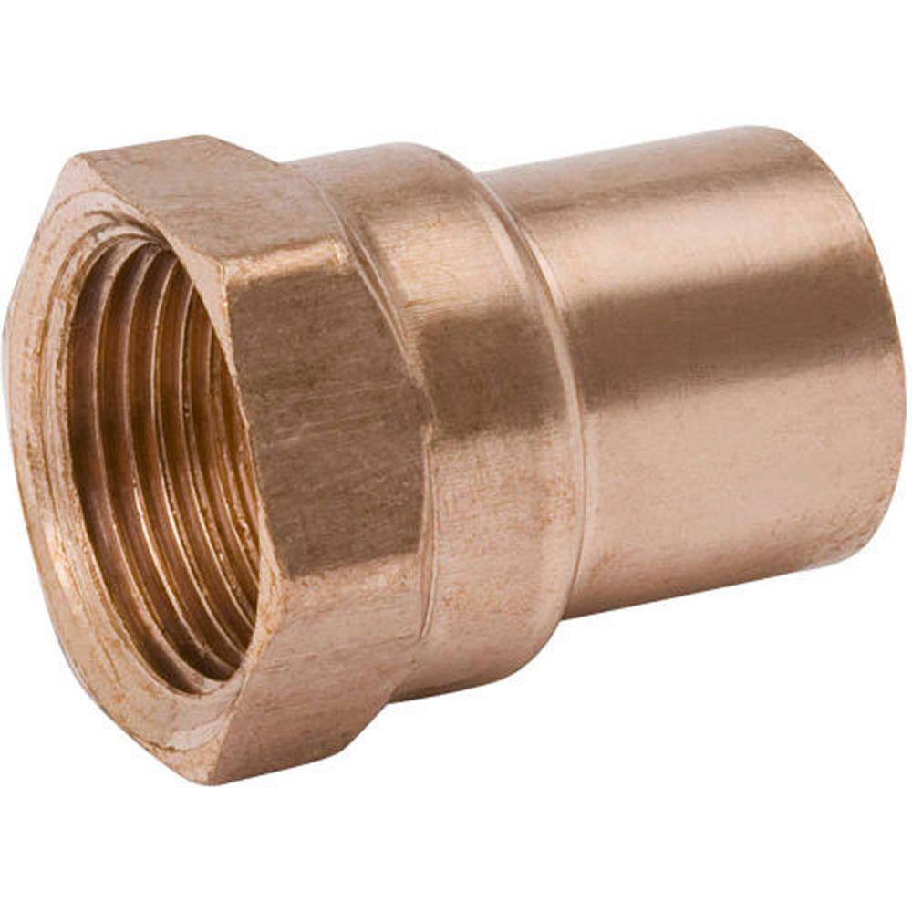 Everbilt 3/4 in. Copper Pressure Fitting x FPT Female Adapter Fitting W ...