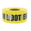 IDEAL 3 in. x 1,000 ft. Barricade Tape Caution Do Not Enter, Yellow 42-002 - The Home Depot