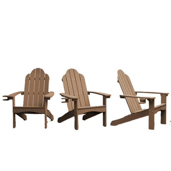 Lue Bona Grant Curveback Brown Recycled Hdps Plastic Outdoor Patio