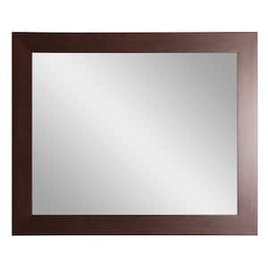 BrandtWorks Large Rectangle Brown Modern Mirror (55 in. H x 32 in. W ...