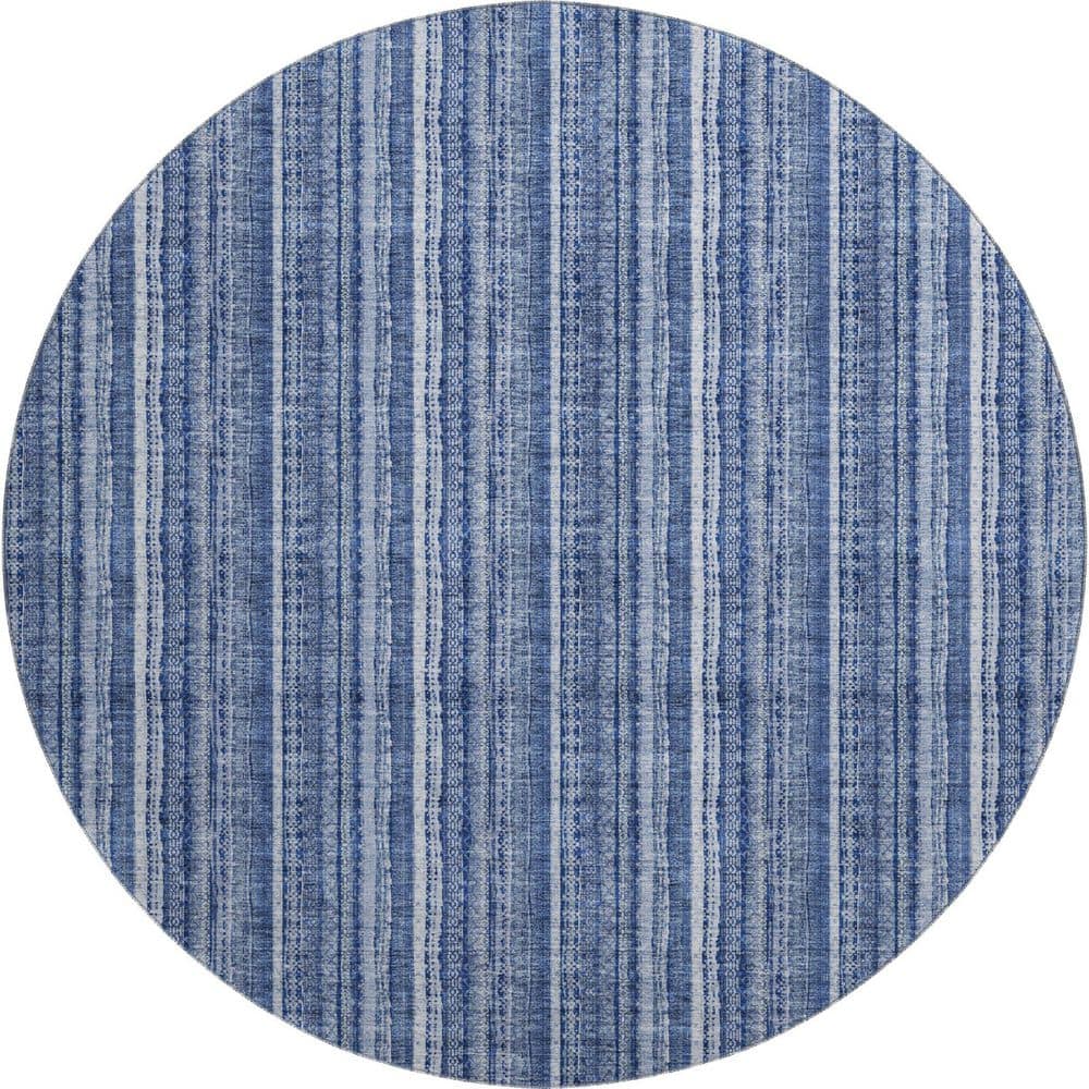 Addison Rugs Mayfield Premium Machine Washable Abstract AMF982 Denim 8 ...