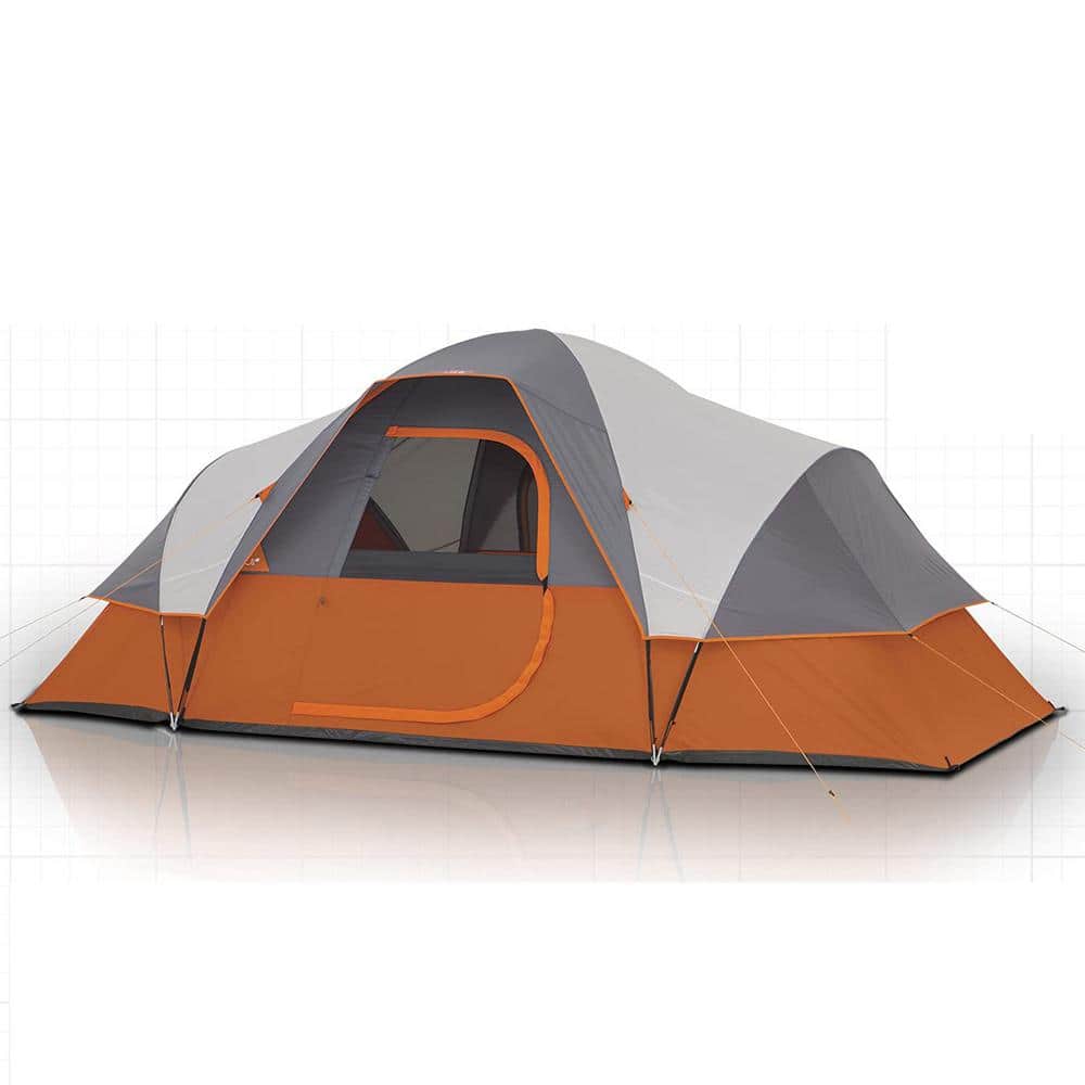 Kingdely 16 ft. x 9 ft. x 72 in. 9-Person Camping Tent Weatherproof ...