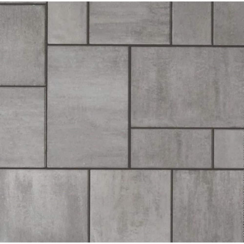 interlock Windom 15.66 in. x 23.54 in. x 2.375 in. Rectangle Pewter ...