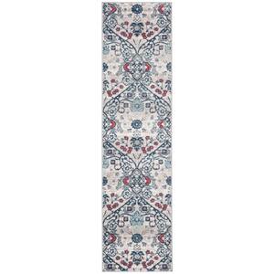 SAFAVIEH Brentwood Light Gray/Blue 5 ft. x 8 ft. Abstract Area Rug ...