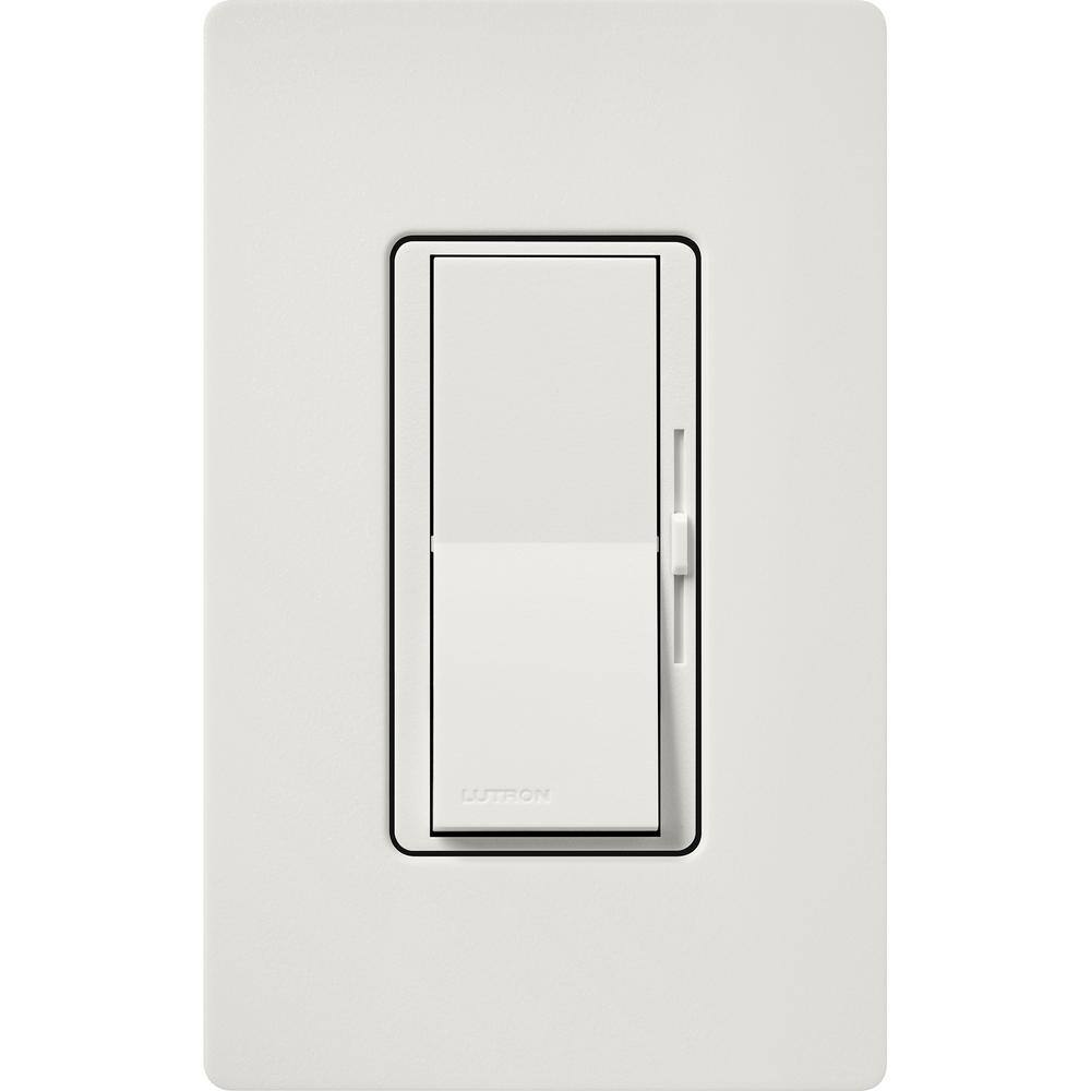 Lutron Diva Reverse-Phase Rocker Dimmer Switch, 250-Watt LED/Single ...