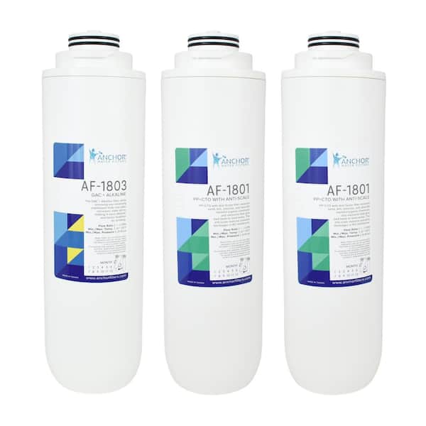 ANCHOR WATER FILTERS Replacement Filter Set for Anchor EcoFlo Plus 800 ...