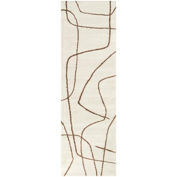 BALTA Descartes Rust 2 ft. x 10 ft. Abstract Runner Rug 3122082 - The ...