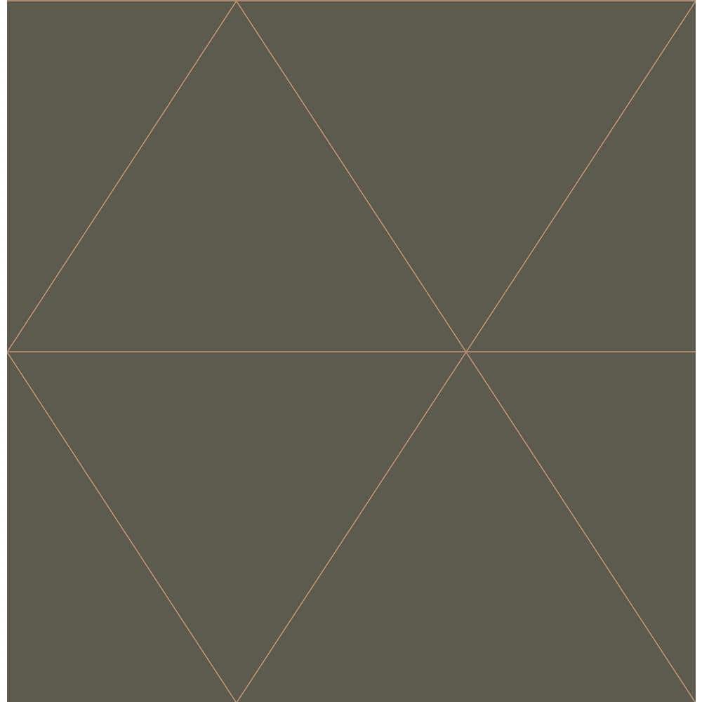 A-Street Prints Grey Twilight Geometric Wallpaper Border Sample 2973 ...