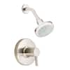 Danze Amalfi 1-Handle Shower Only Faucet Trim Only in Brushed Nickel ...