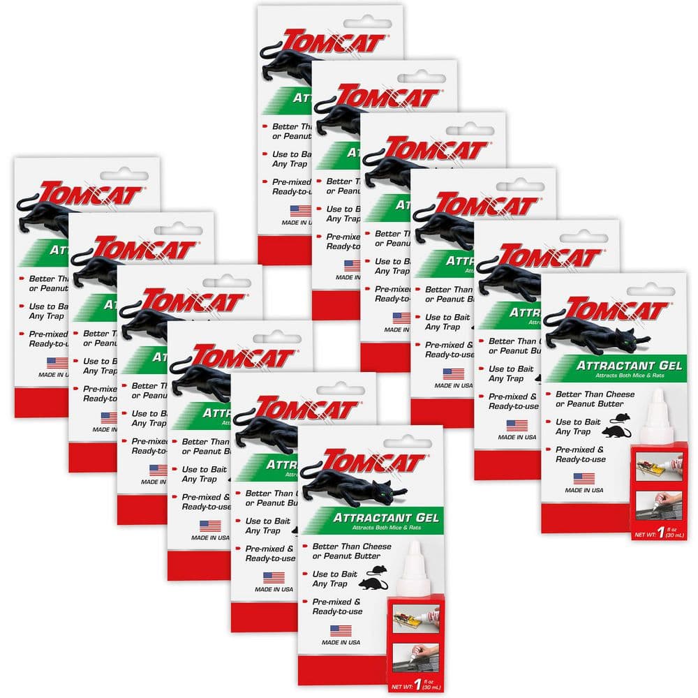 TOMCAT Attractant Gel 1 oz. Bait for Mouse and Rat Traps (12-Pack ...