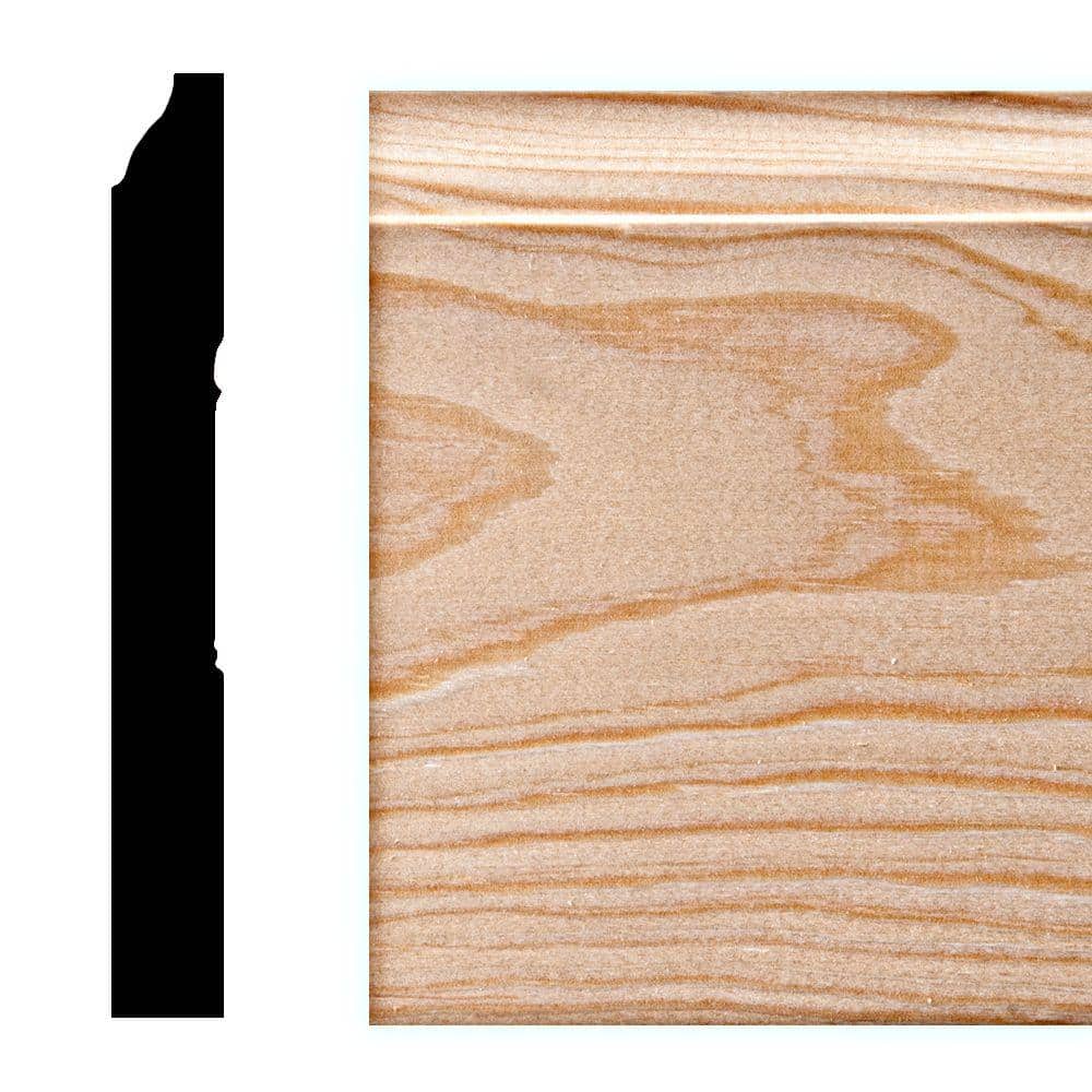 Builder's Choice Anderson WM 618 9/16 in. x 5-1/4 in. Pine Base Molding ...
