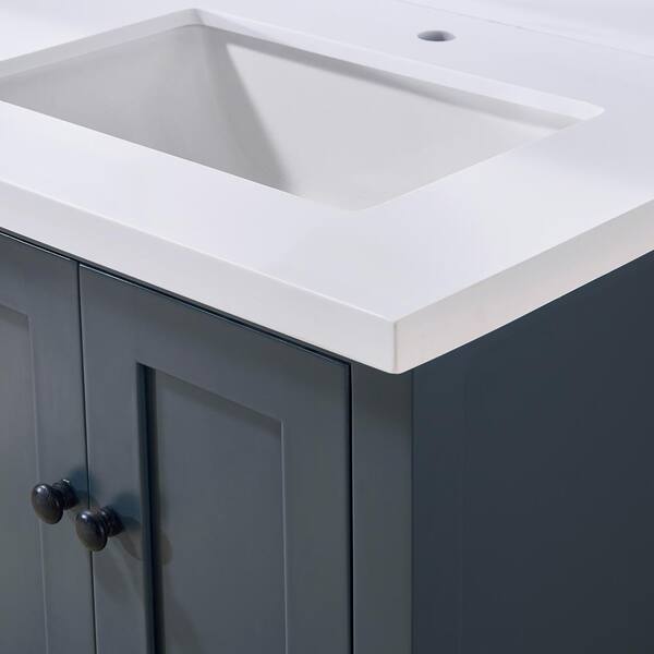 Altair Caorle 61 in. W x 22 in. D Engineered Stone Composite Vanity Top ...