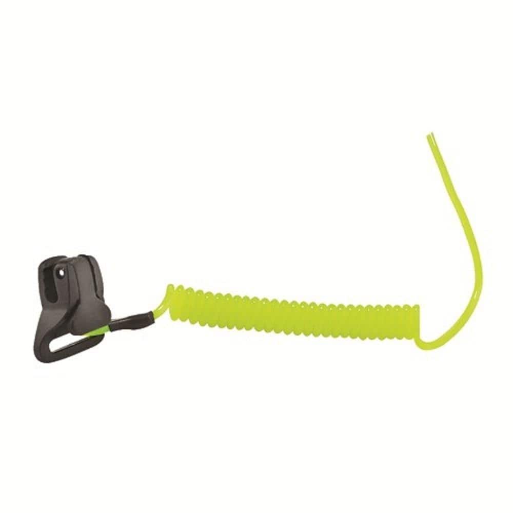 Ergodyne Squids Lime Coil Hard Hat Lanyard with Clamp 3158 - The Home Depot