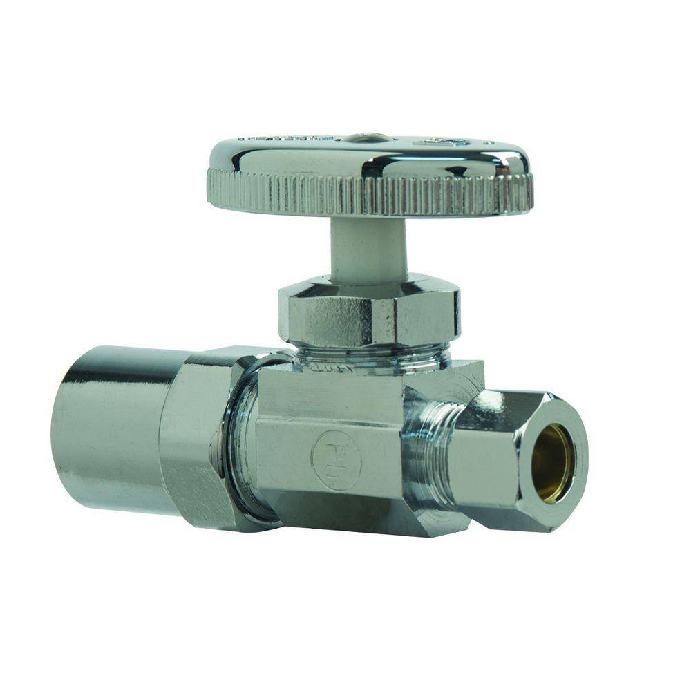Everbilt 1/2 in. Nominal CPVC x 3/8 in. O.D. Compression Brass Multi ...