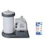 Intex 2500 GPH Swimming Pool Filter Pump and Type B Replacement Filter ...