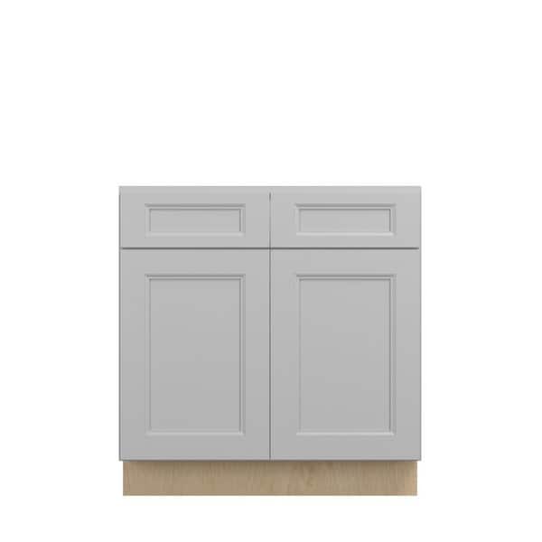 Kunal Kitchens Rockingham Recessed 33 in. W x 34.5 in. H x 24 in. D in Painted Stratus Plywood ...