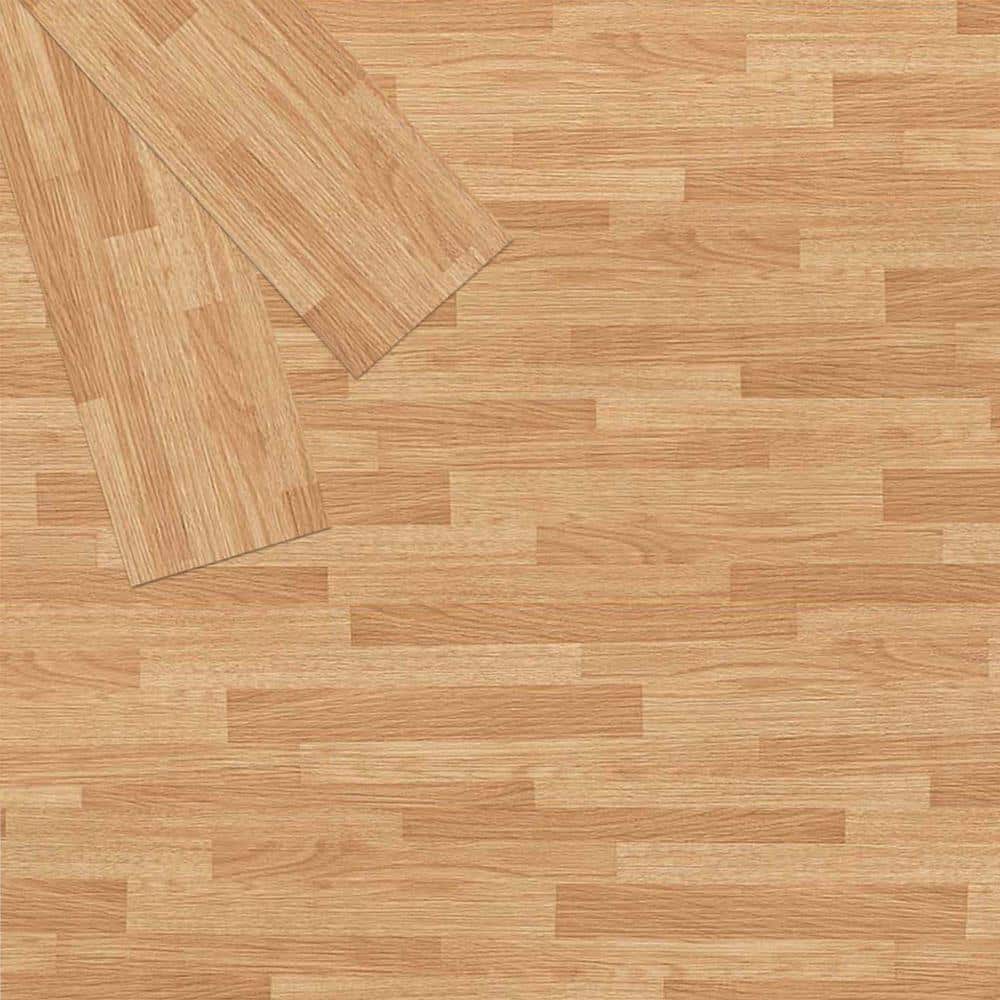 Jeedeson 36-Pieces 12 MIL x 6 in. W x 36 in. Peel and Stick Vinyl Tile ...