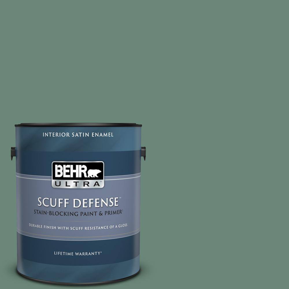 BEHR ULTRA 1 gal. #S420-5 Sycamore Grove Extra Durable Satin Enamel ...