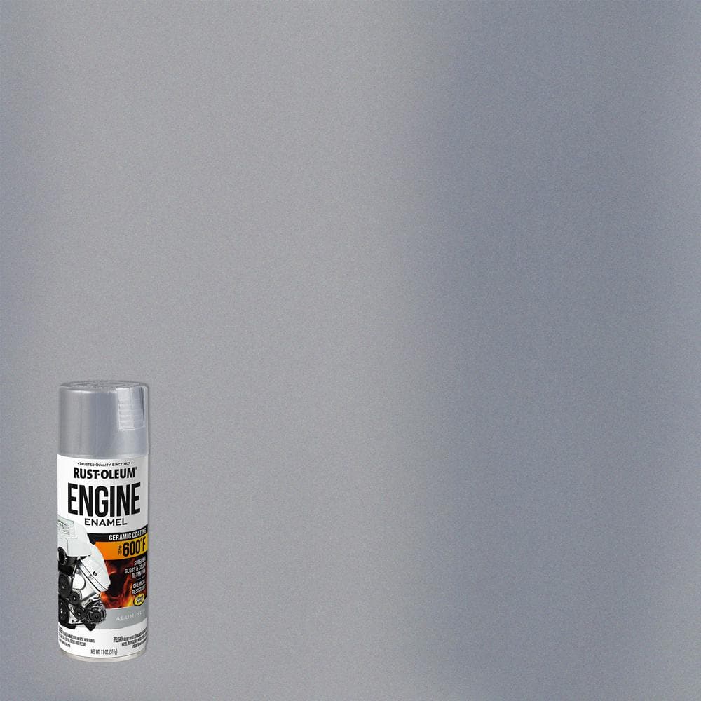 Rust-Oleum Automotive 12 oz. Gloss Aluminum Engine Enamel Spray Paint ...